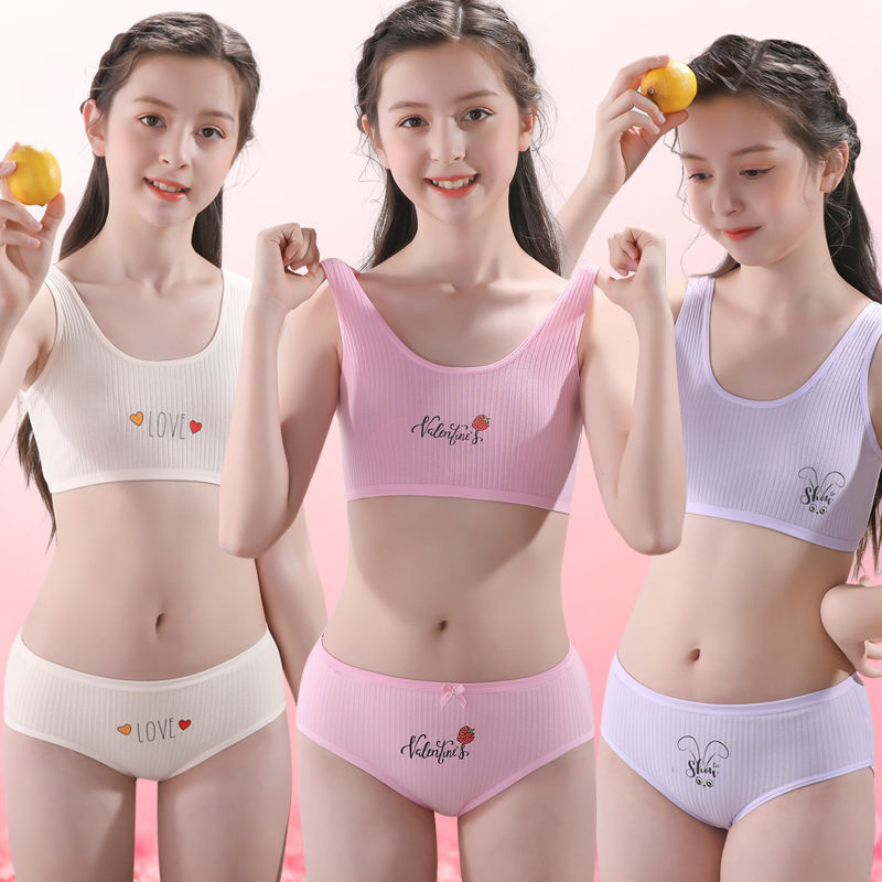 Children s Underwear Female 10 year old Girl Vest Development Underwear 13 year old Middle School Student Girl Strapless Suit BuyinChinese Buy China shop at Wholesale Price By Online English Taoba...