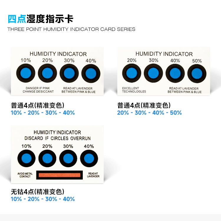 蓝色6点湿度指示卡，真的好用吗？👀揭秘无钴PCB湿度显示卡的秘密-色差仪-淘宝好物网