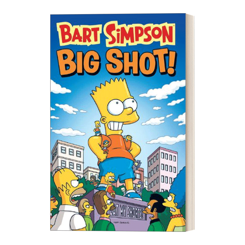 📚超爆笑来袭！英文原版《Bart Simpson - Big Shot》带你走进辛普森一家的疯狂世界！🚀-娱乐时尚类原版书-淘宝好物网
