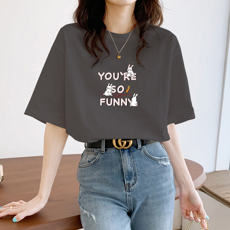 2025年新款夏裝打底衫女T恤短袖休閒修身緊身上衣服半袖內搭ins潮-Taobao