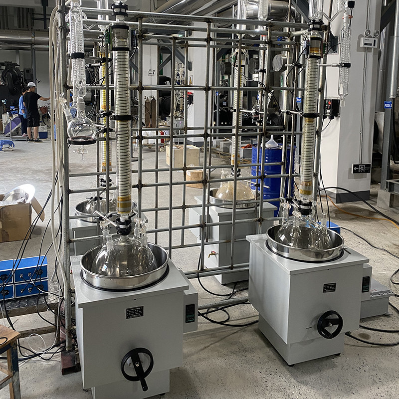 [USD 150.96] Laboratory glass distillation column distillation column ...