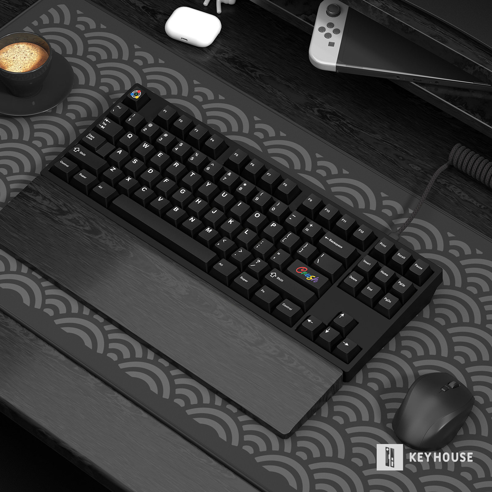 🔥 [the secret weapon of keyboard experts] key house wob pure black ...
