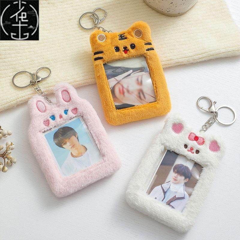 Lovely Bear Plush Photocard Holder Rabbit Idol Photocard Pro-Taobao