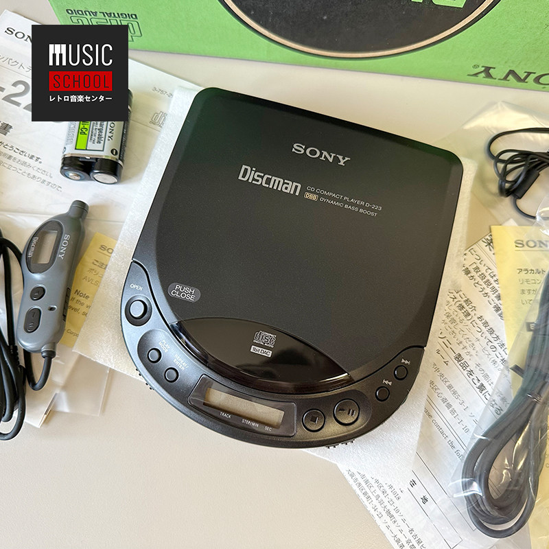 【稀世珍宝】1993年索尼SONY D-223 CD机随身听，1BIT重低音重现经典🎶-CD随身听-淘宝百科网