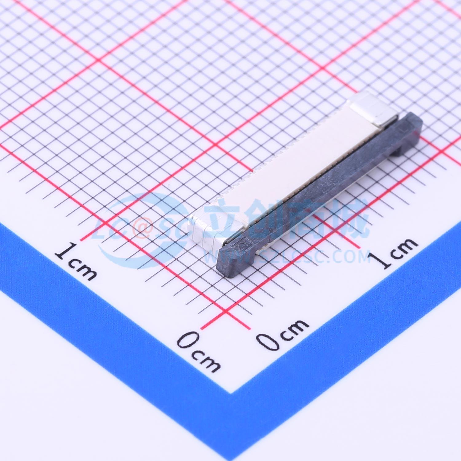 FFC/FPC连接器 AFC07-S24FCA-00 SMD,P=0.5mm,卧贴 抽屉式 24P 下-Taobao Singapore