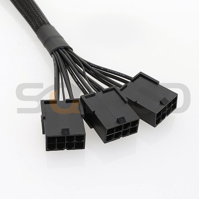 PP58-3x8pin PCI-e 到 16Pin(12+4) PCI-e 5.0 12VHPWR 16P-阿里巴巴