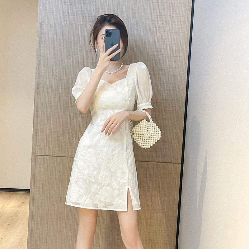 [USD 197.80] Snicker cheongsam modified dress women summer small high ...