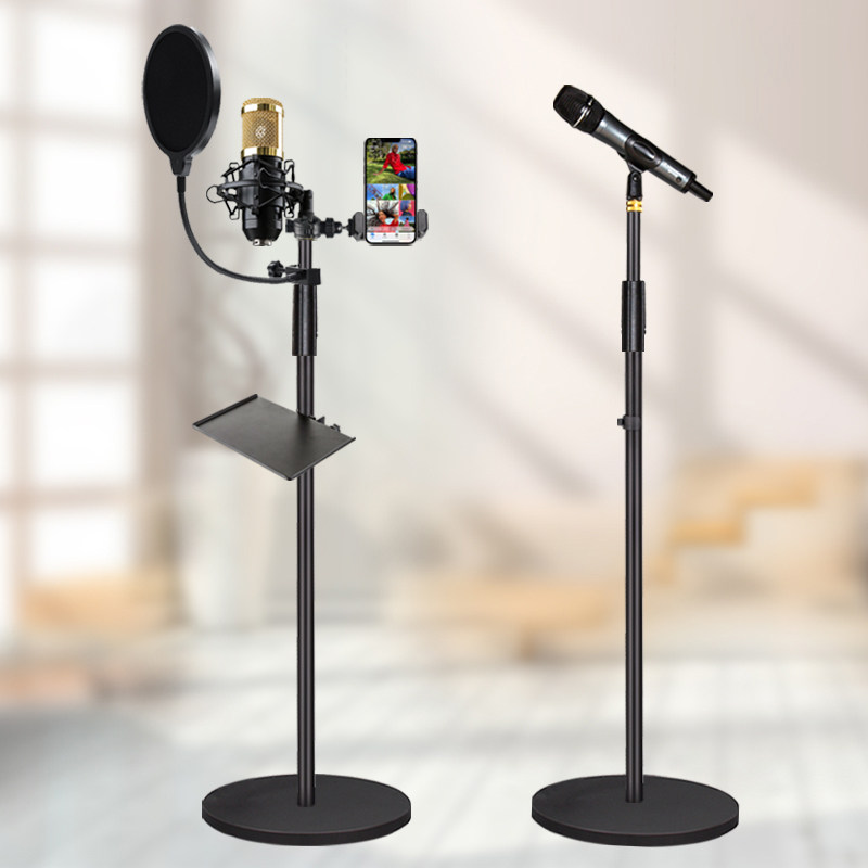 Floor-standing microphone stand: your live streaming tool, professional ...