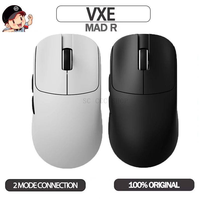 Vxe Mad R Series Mouse Ultra Lightweight Wireless Mouse Ergo-Taobao