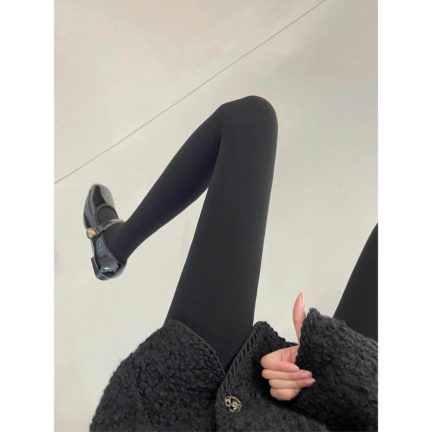 FLGG【2双装】秋冬新款天鹅绒简约高级感连裤袜女打底袜加绒压力_lolita_淘宝游戏网