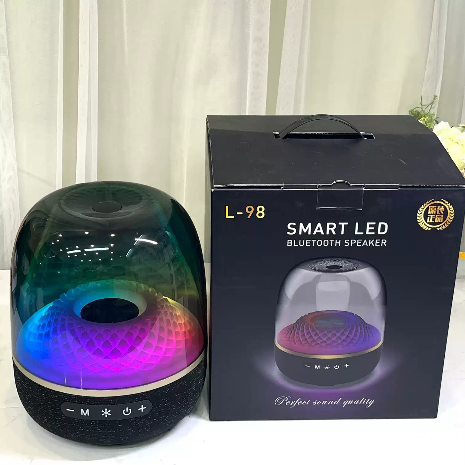 华强北正品顶配L-98蔓哈同款琉璃4代LP90升级版超重低音蓝牙音响