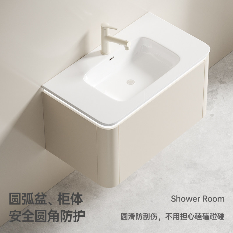 GOFU高赋G85奶油风浴室柜，智能卫浴新选择？🌟-智能浴室镜-淘宝好物网