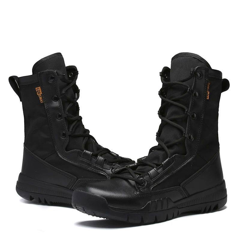 Men Brand Military Leather Boots: Special Force Tactical Design - 战士们的 ...