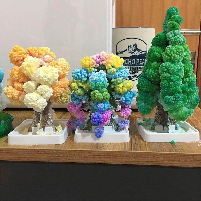 Paper tree blooming colorful magic tree absorbent christmas tree ...
