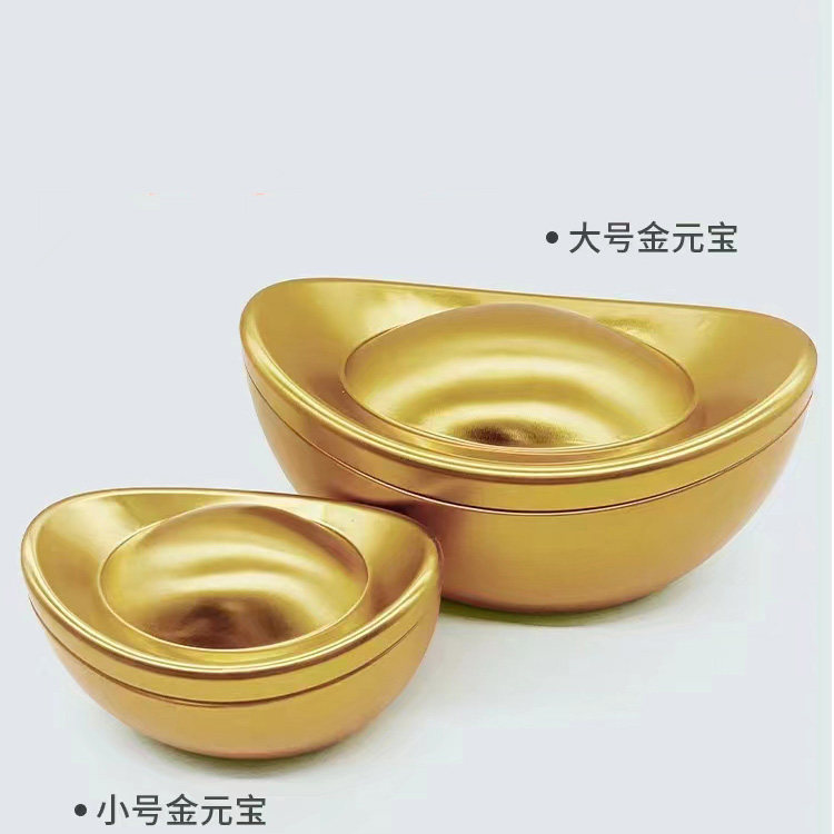 Gold ingot iron box, a must-have for new year’s candy and weddings? 😍 ...