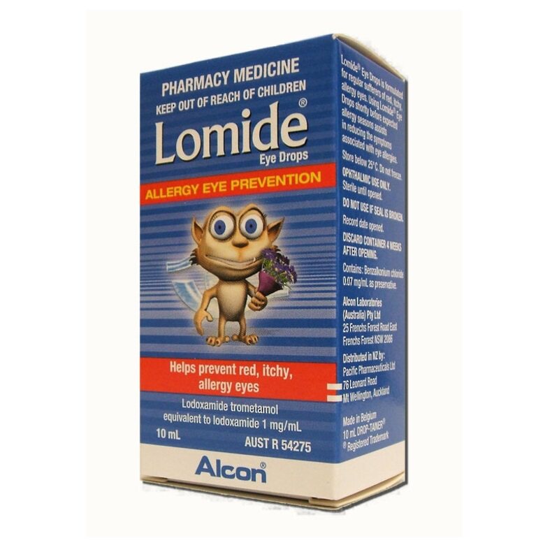 新西兰药房Lomide洛度沙胺眼药水能缓解过敏性结膜炎症状吗？2026年最新解读-国际眼科药品-淘宝百科网