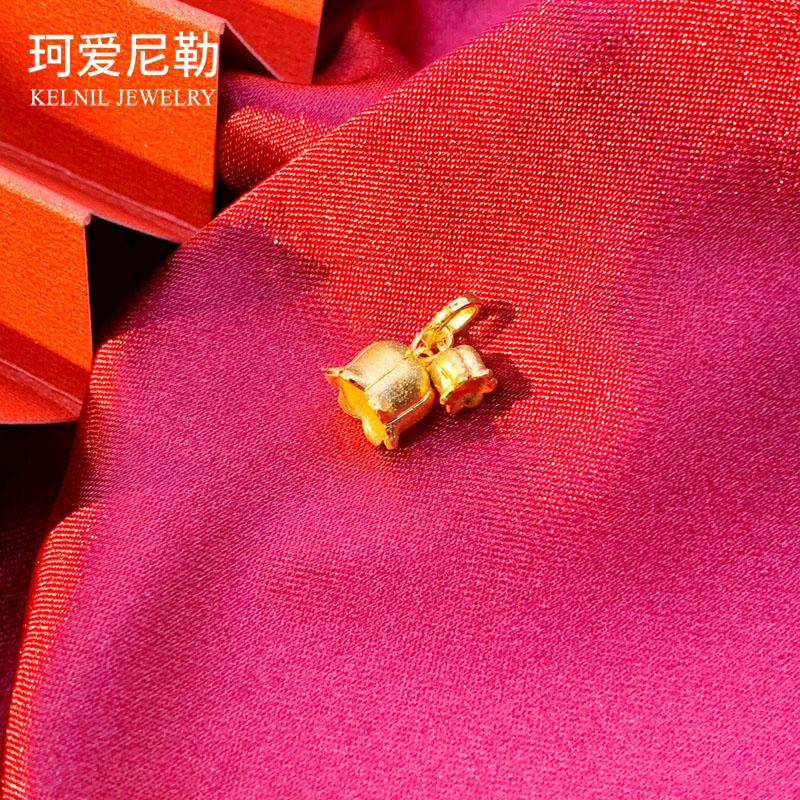 珂爱尼勒黄金铃兰花吊坠足金999项链DIY手串挂坠滴流女计价P001，如何定制属于自己的个性化首饰？-计价黄金吊坠-淘宝好物网