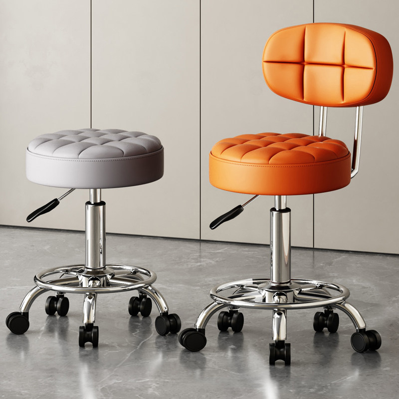 Rotating and height-adjustable round stool: the must-have tool for ...