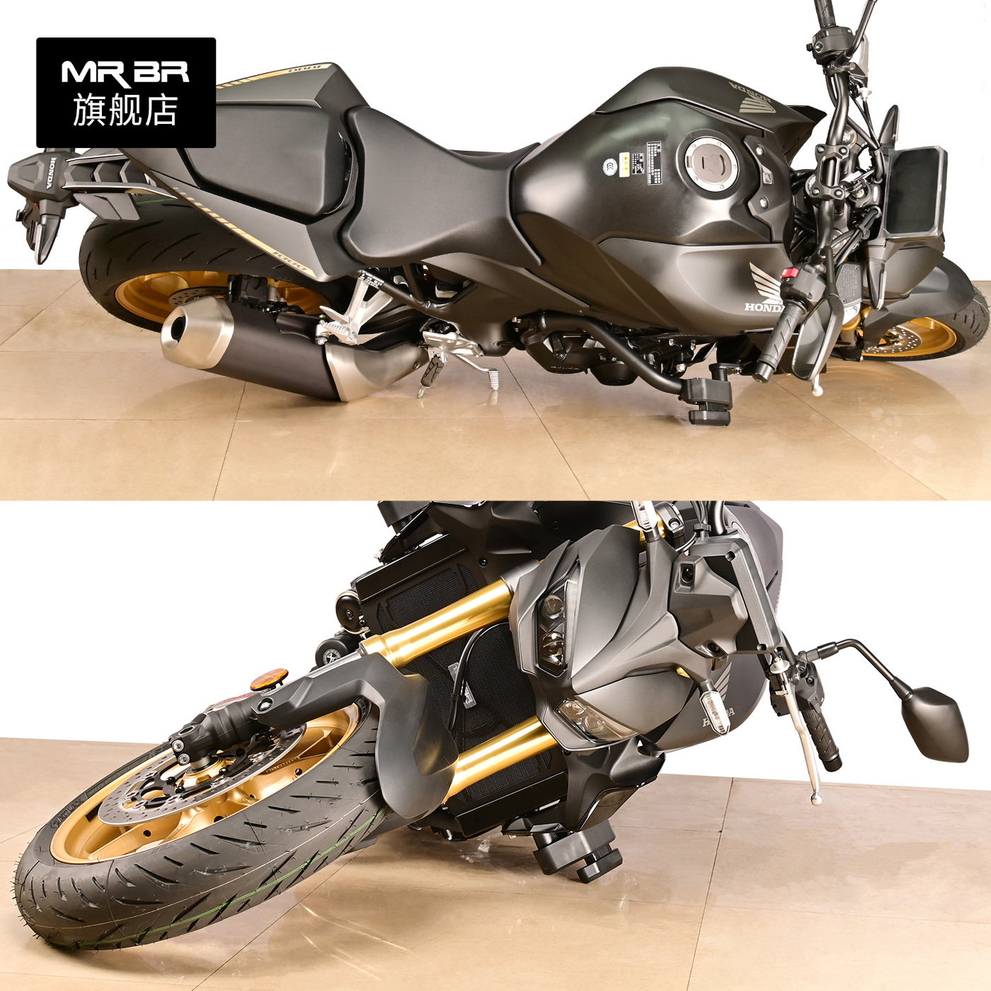 2025款本田CB1000大黄蜂护杠改装，MRBR竞技保险杠+水箱网，守护你的每一次骑行！-摩托车保险杠-淘宝百科网