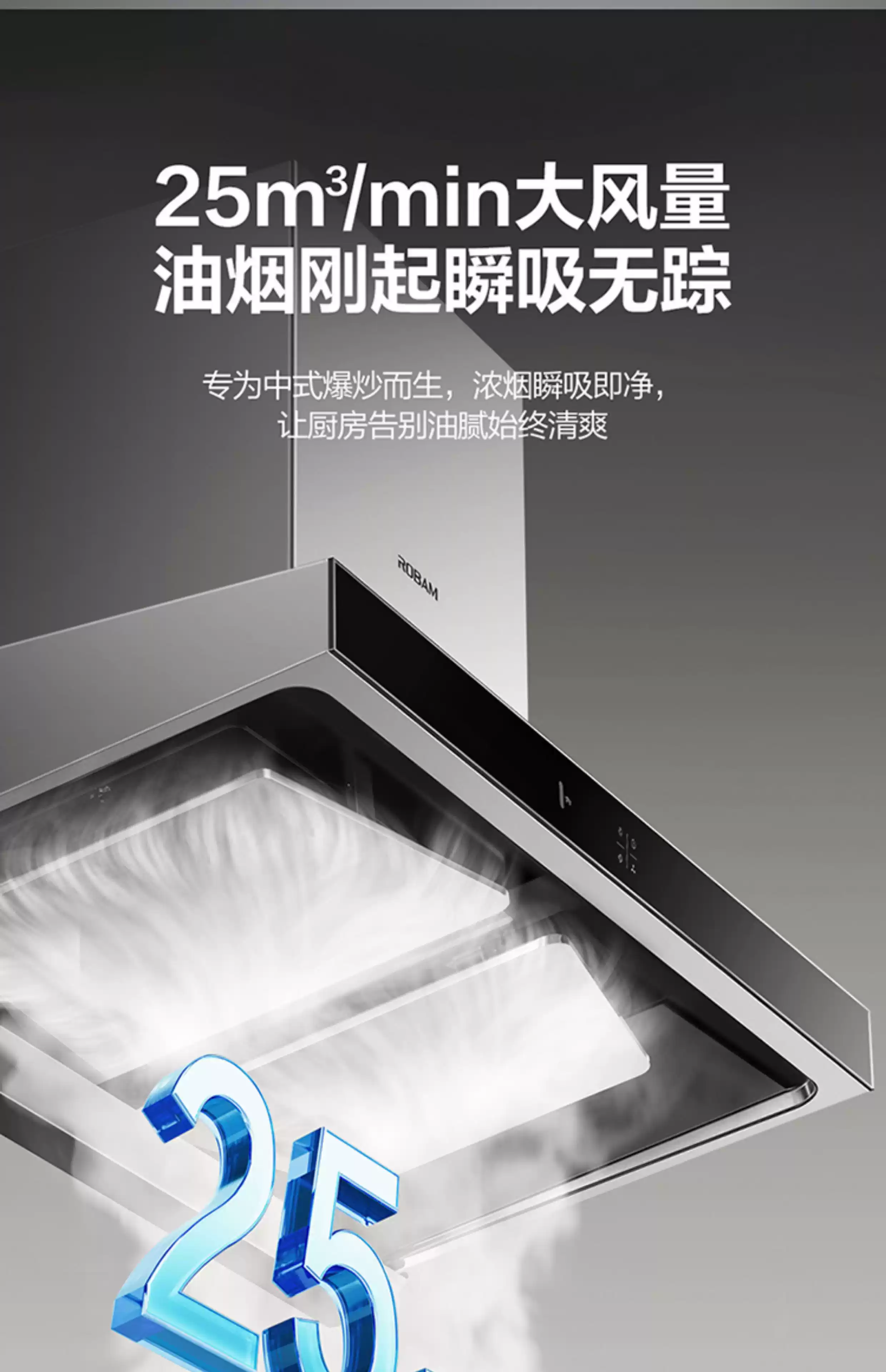 Robam/老板 CXW-260-65X3S欧式单烟机
