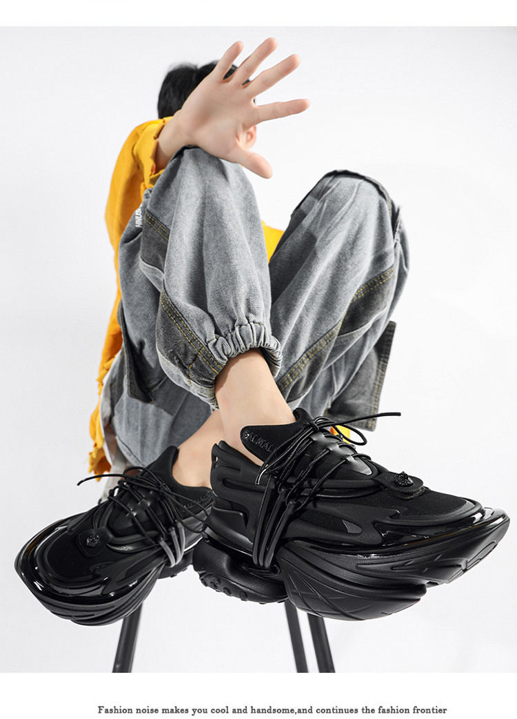 Official Balmain Spring and Autumn 2023 Spaceship Shoes Heightened ...