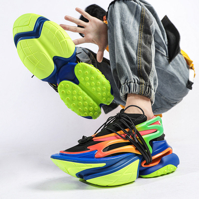 Official Balmain Spring and Autumn 2023 Spaceship Shoes Heightened ...