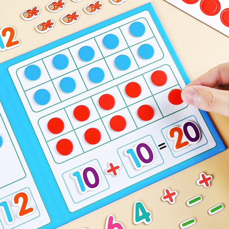 Explosive kindergarten artifact! the magnetic ten-grid matrix teaching ...