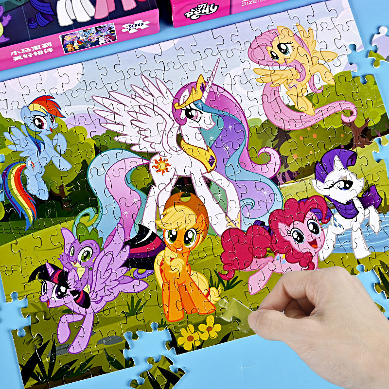 My little pony puzzle: 🌈 The 100-piece & 300-piece advanced educational ...