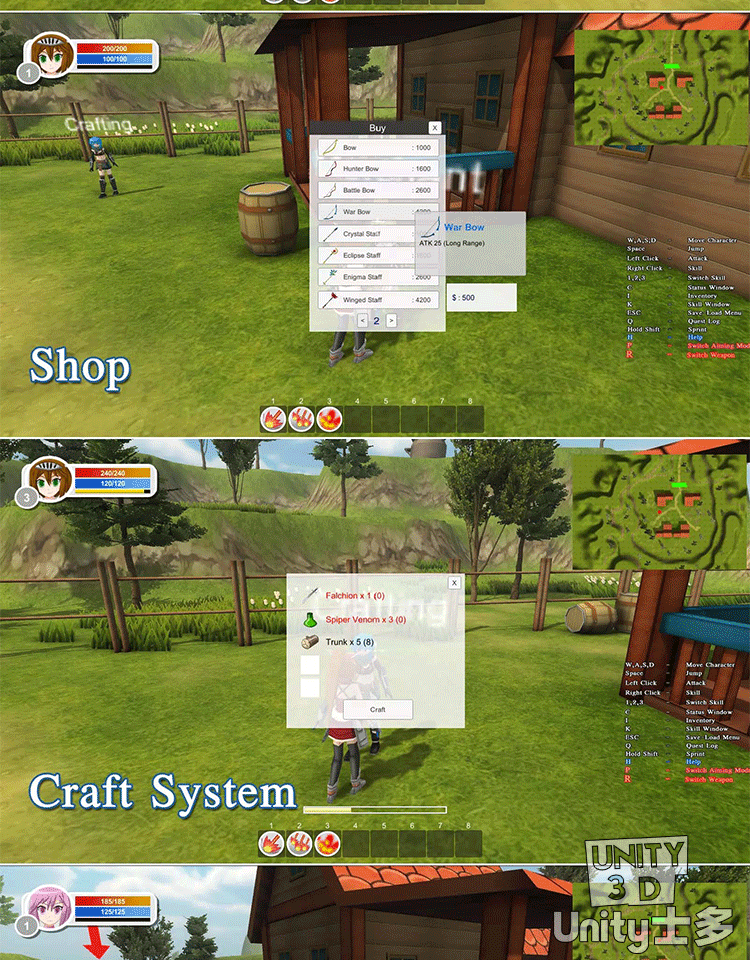 Unity3D U3D动作游戏项目源码Action-RPG Starter Kit v6.55c - 其他 - 绘图狗-设计灵感素材集散地
