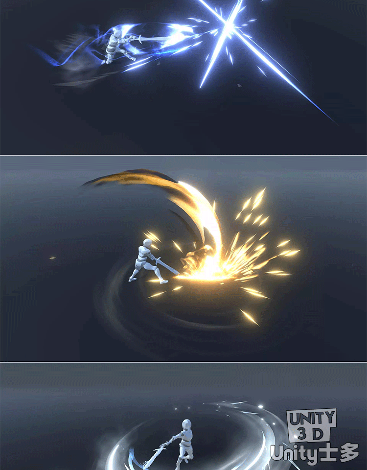 Unity3D卡通打斗战斗挥剑刀光特效粒子Sword slashes PRO 2.0.1 - 粒子特效 - 绘图狗-设计灵感素材集散地