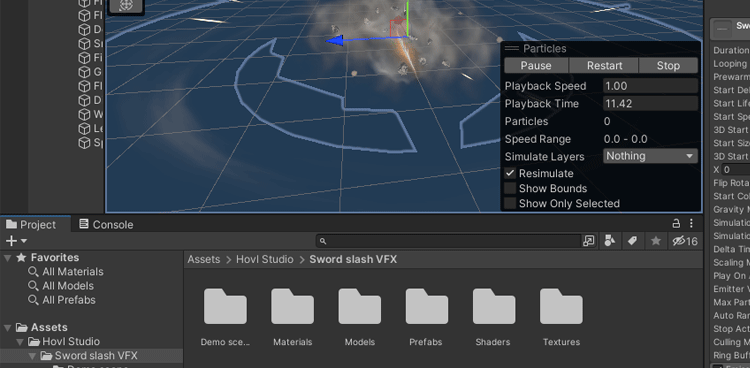 Unity3D卡通打斗战斗挥剑刀光特效粒子Sword slashes PRO 2.0.1 - 粒子特效 - 绘图狗-设计灵感素材集散地
