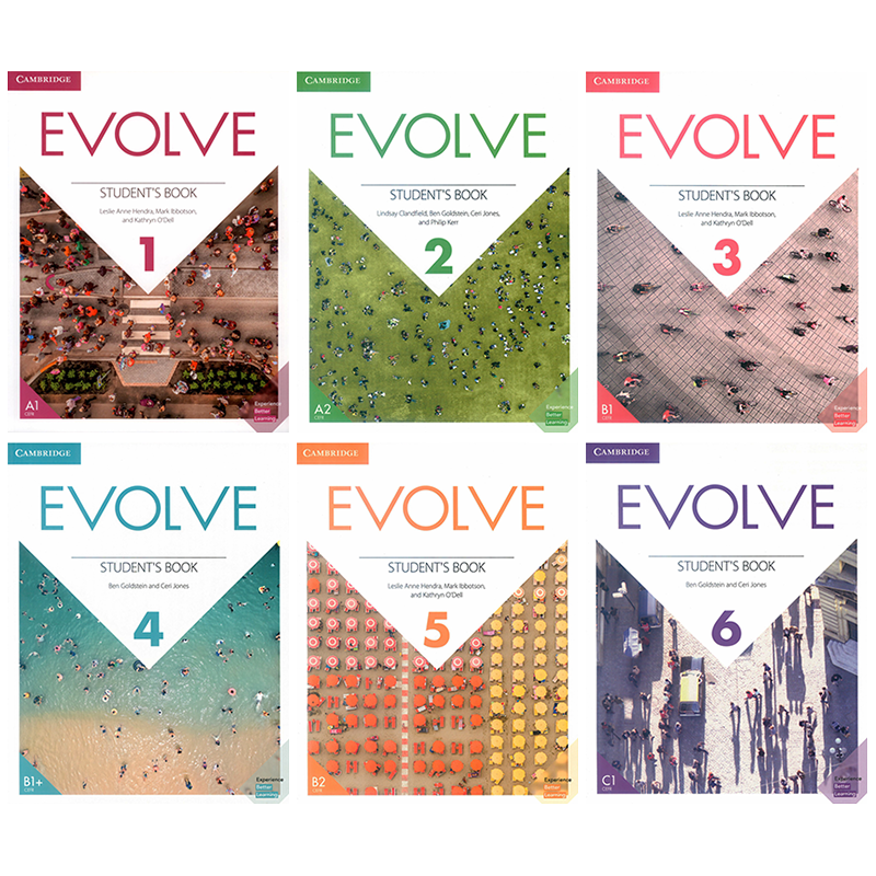 剑桥英语口语进展教程 Cambridge Evolve 123456 学生用书练习册 视听练习册 音频光盘 教师用书 白板软件 测试软件 成人教材