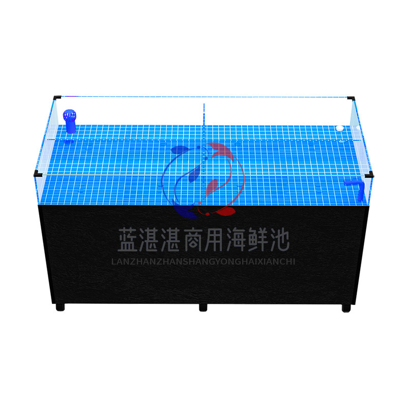 Custom commercial seafood shellfish shrimp pond, mobile fish tank dual ...