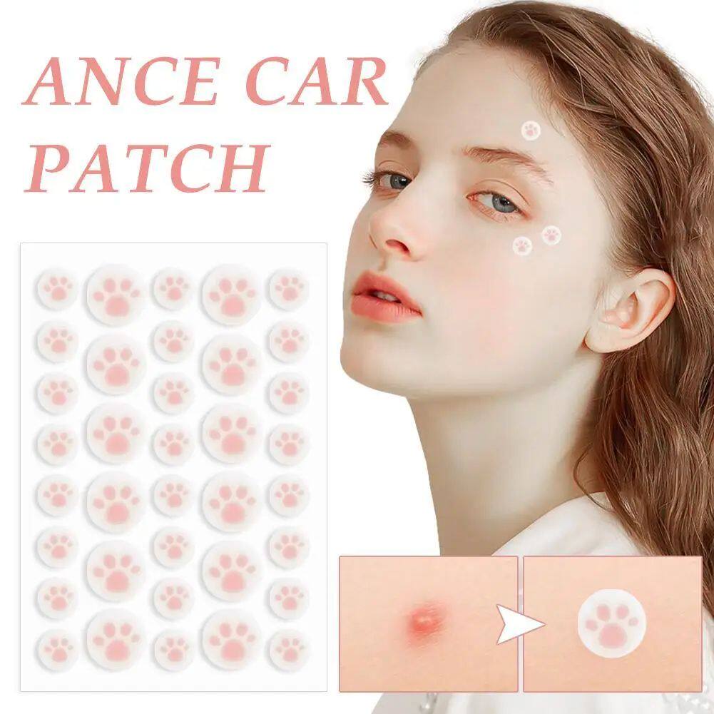36pcs cute cat paw pimple patch acne colorful invisible acne: say ...
