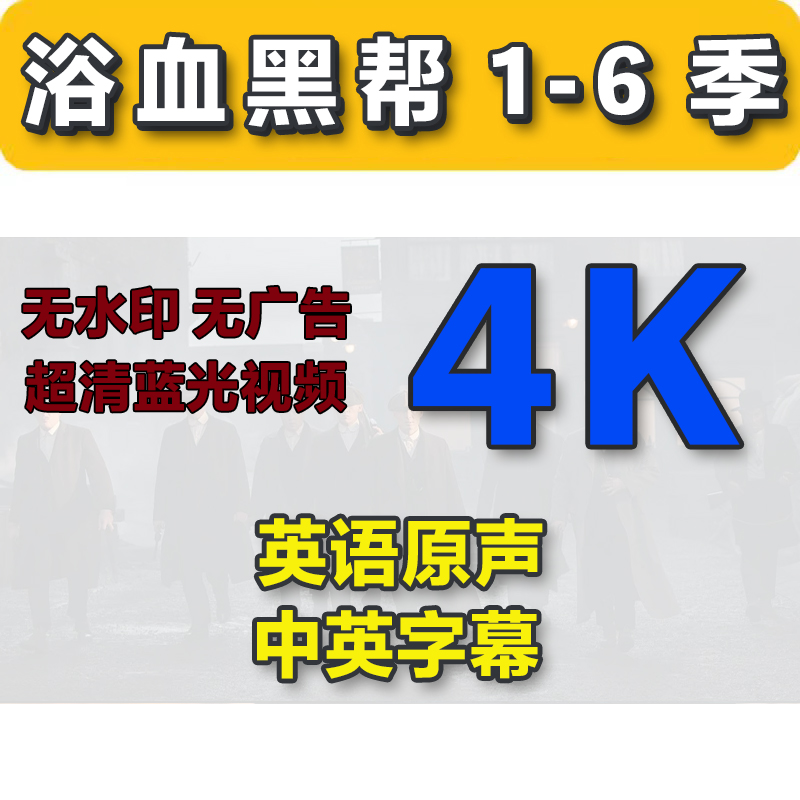 浴血黑帮1-6季 蓝光4K-Taobao