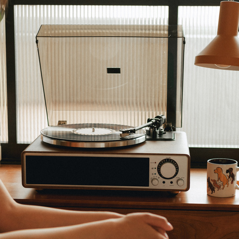 Syitren赛塔林PARON-A复古黑胶唱片机：🎶穿越时空的声音美学，你的私人音乐馆！🌟-黑胶唱片机-淘宝好物网