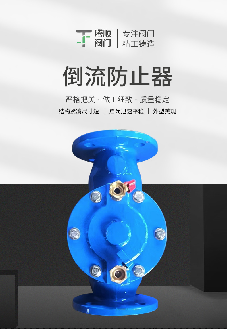 DF41X倒流防止器法兰止回阀隔断阀球墨铸铁防污隔断阀防逆流-阿里巴巴