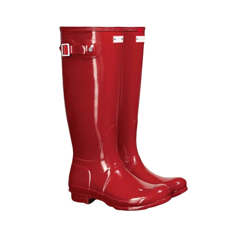 羊皮版2025春季新款红色厚底靴：时尚与舒适并存的女神战靴！-骑士靴-淘宝好物网