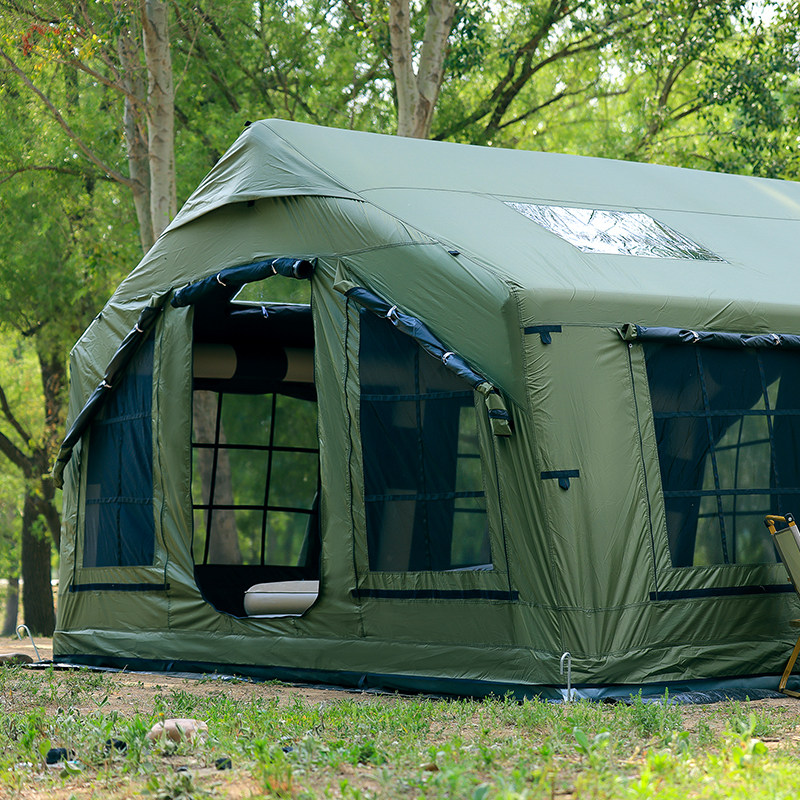 Wolf's Nest Inflatable Tent for Outdoor Camping, Large Camp Tent ...
