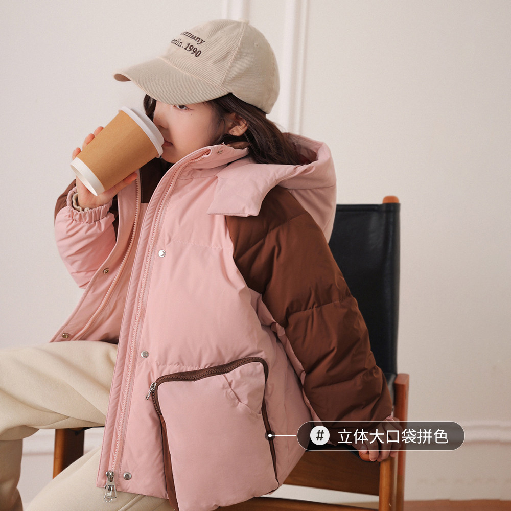 2025新款NORNOR女童冲锋衣羽绒服怎么选？韩系设计+加厚保暖真香了！-羽绒服-淘宝百科网