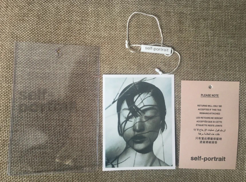 Self-portrait cloth label paper tag washable label: the fashion secret ...