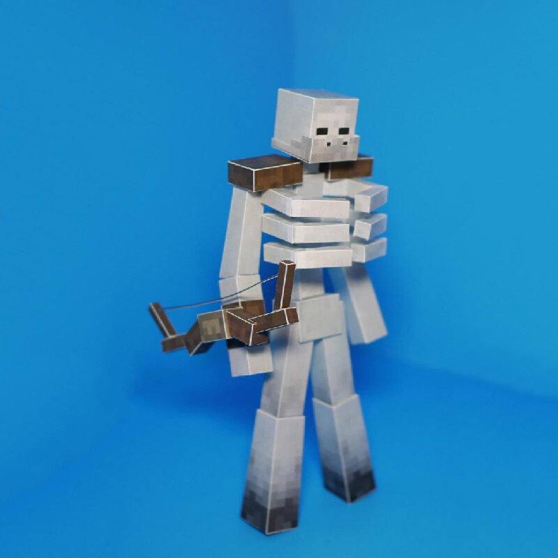 Minecraft Papercraft Mutant Skeleton