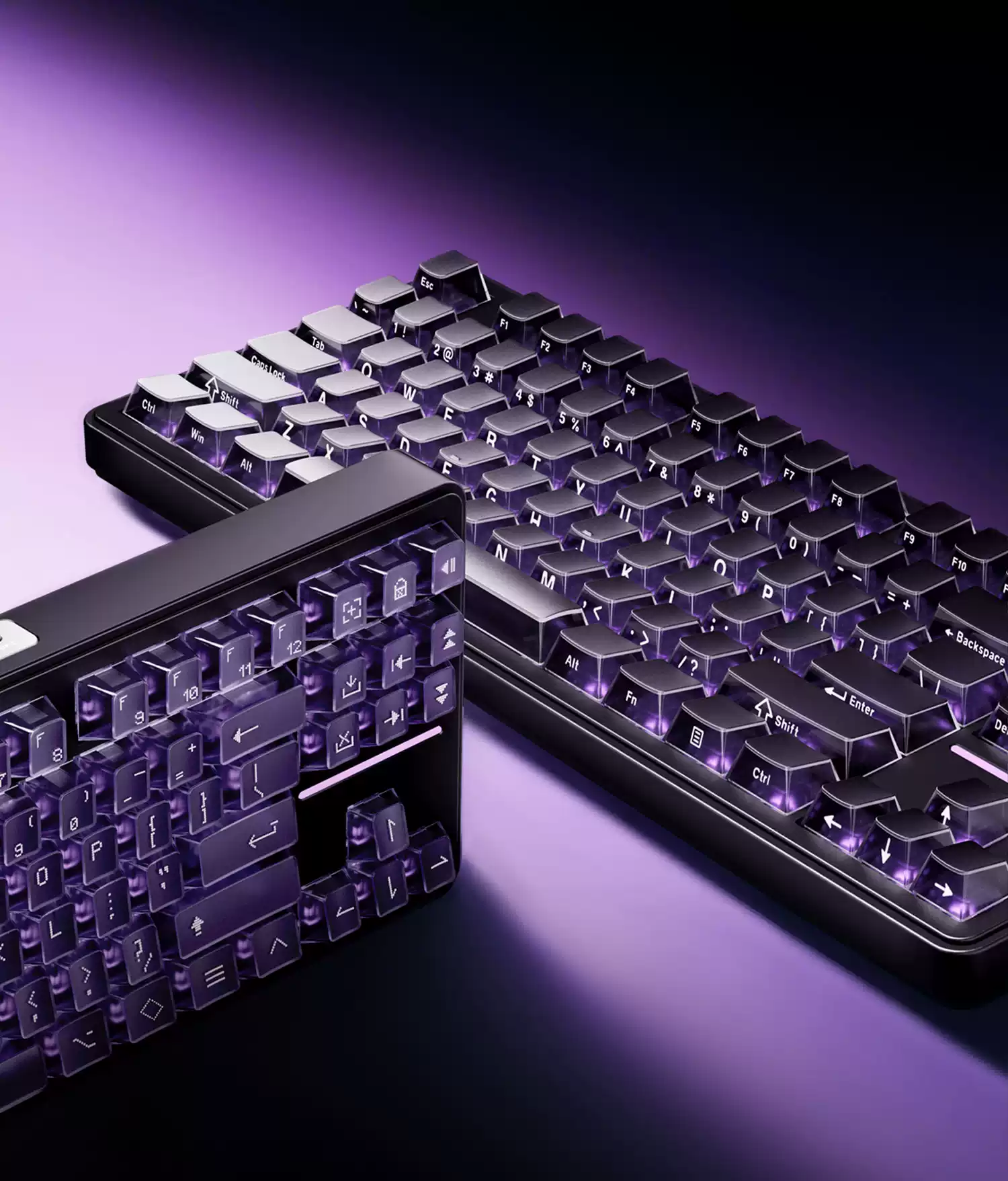 ATK A87三模RGB机械键盘客制化无线蓝牙电竞游戏专用87键电脑键盘