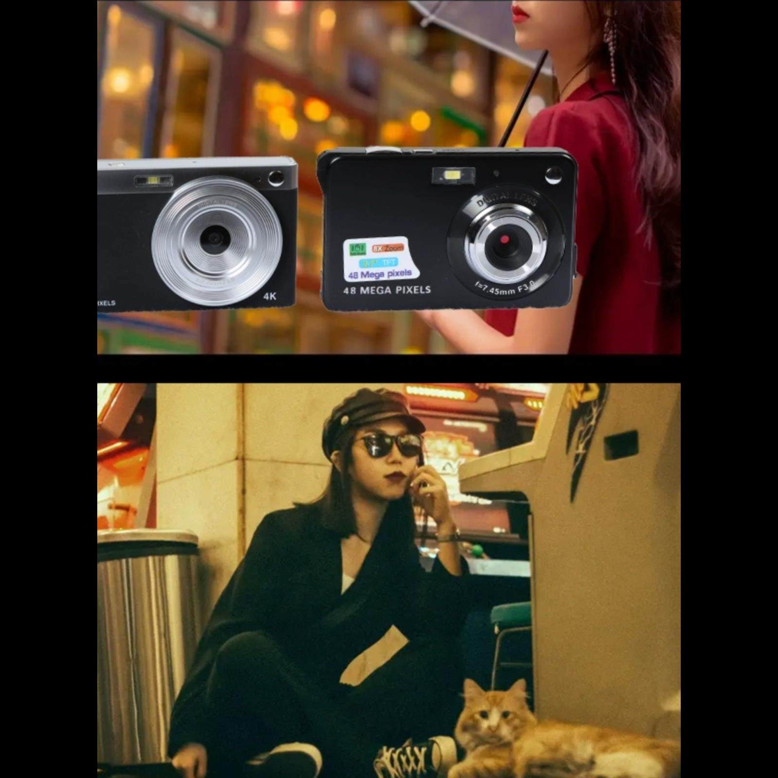 📸复古风炸街！佳能CCD相机测评｜校园Vlog神器+自拍滤镜王炸组合！学生党必看🔥-普通数码相机-淘宝好物网