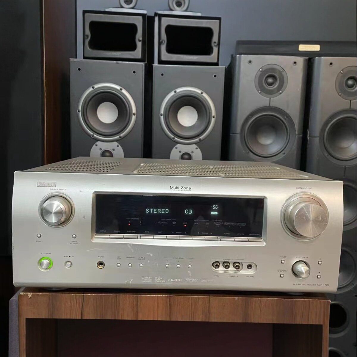 原装二手DENON/天龙AVR-1709功放机 7.1声道 420w DTS杜比 HDMI