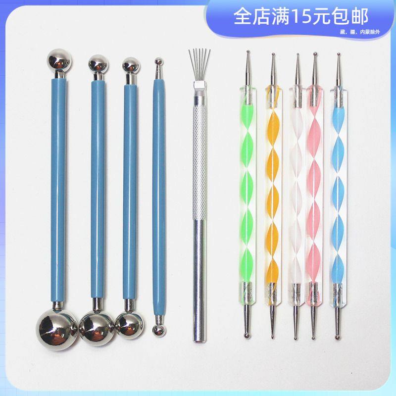 Embossing pen & stick set - 7-piece soft clay sculpting tool kit review ...