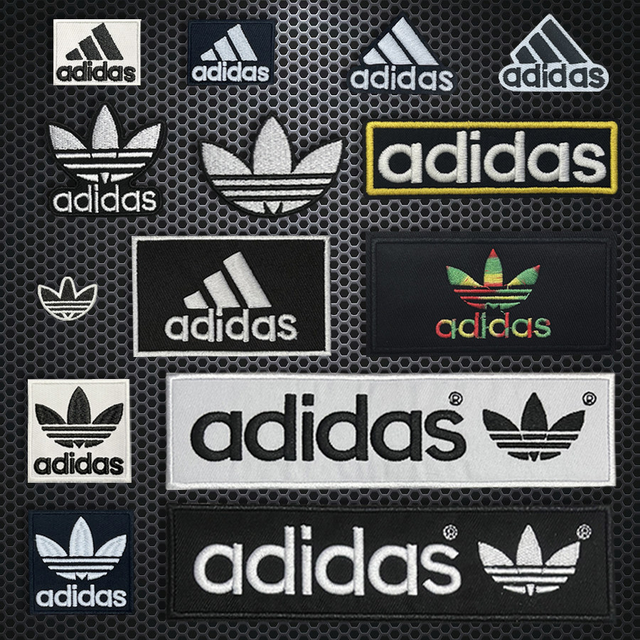 Adidas embroider cloth patch logo, your new favorite fashion hole?