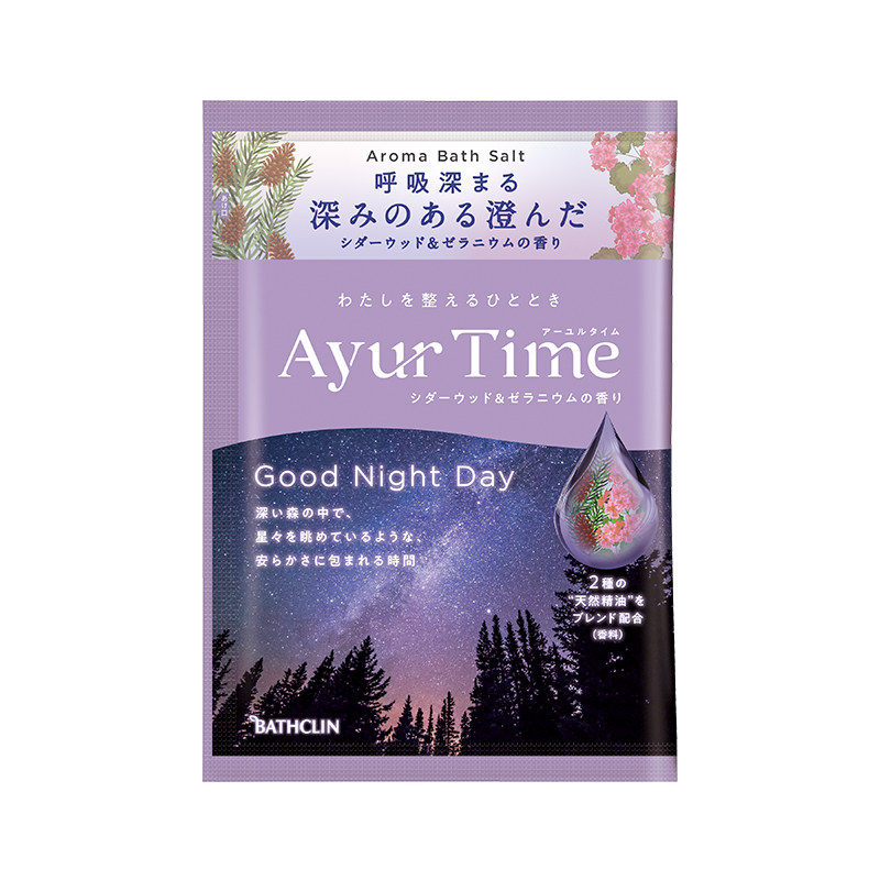 新到~日本BATHCLIN巴斯克林Ayurtime入浴剂香薰浴盐40g小包装，享受SPA级沐浴体验 -浴液-淘宝百科网