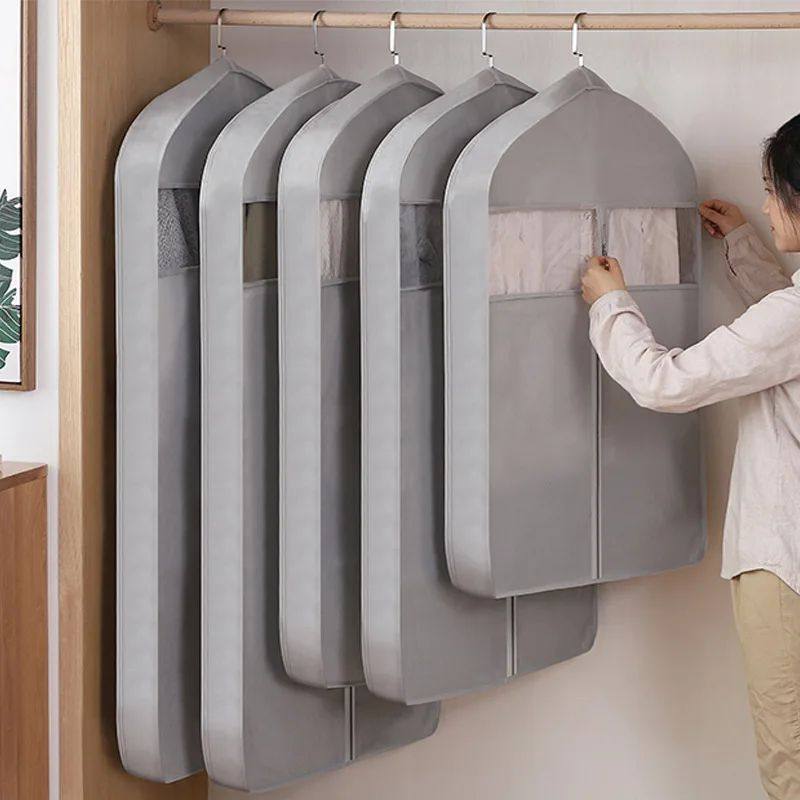 3D Clothes Dustproof Clothes ver Garment Dress Hanging Organ-Taobao