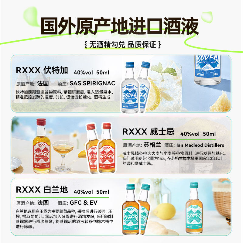 RXXX便利店调酒套装：露营微醺新体验，少女心爆棚的水果酒-DIY-淘宝好物网